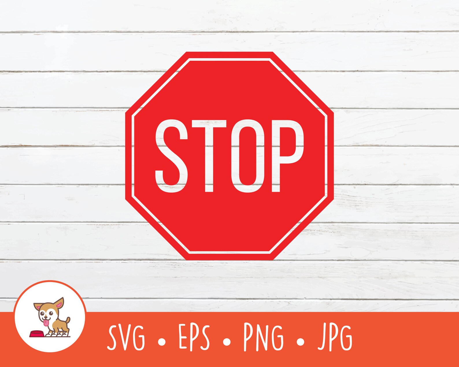 Stop Sign SVG, Stop Sign Clipart, Vector Stop Sign Cut File for Cricut ...