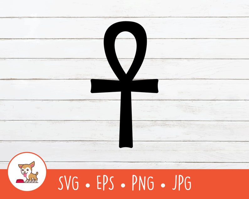 Ankh Symbol SVG, Vector Ankh Symbol Clipart, Ankh Cut File for Cricut ...