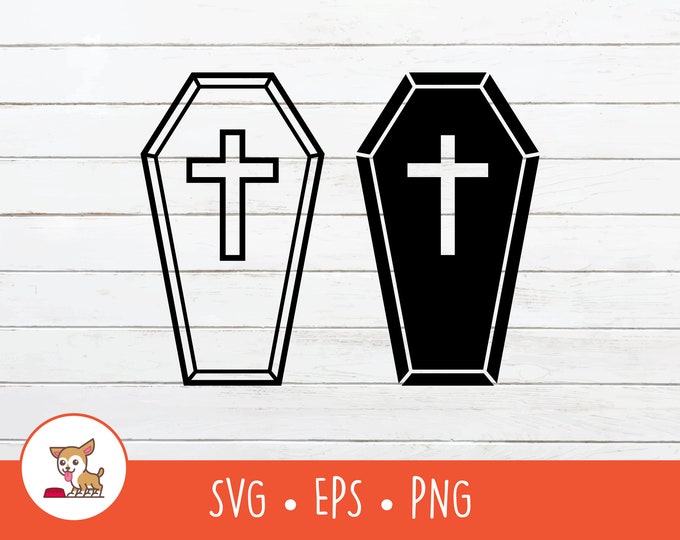 Coffin Silhouette SVG, PNG, Vector (digital Download) - Etsy Canada