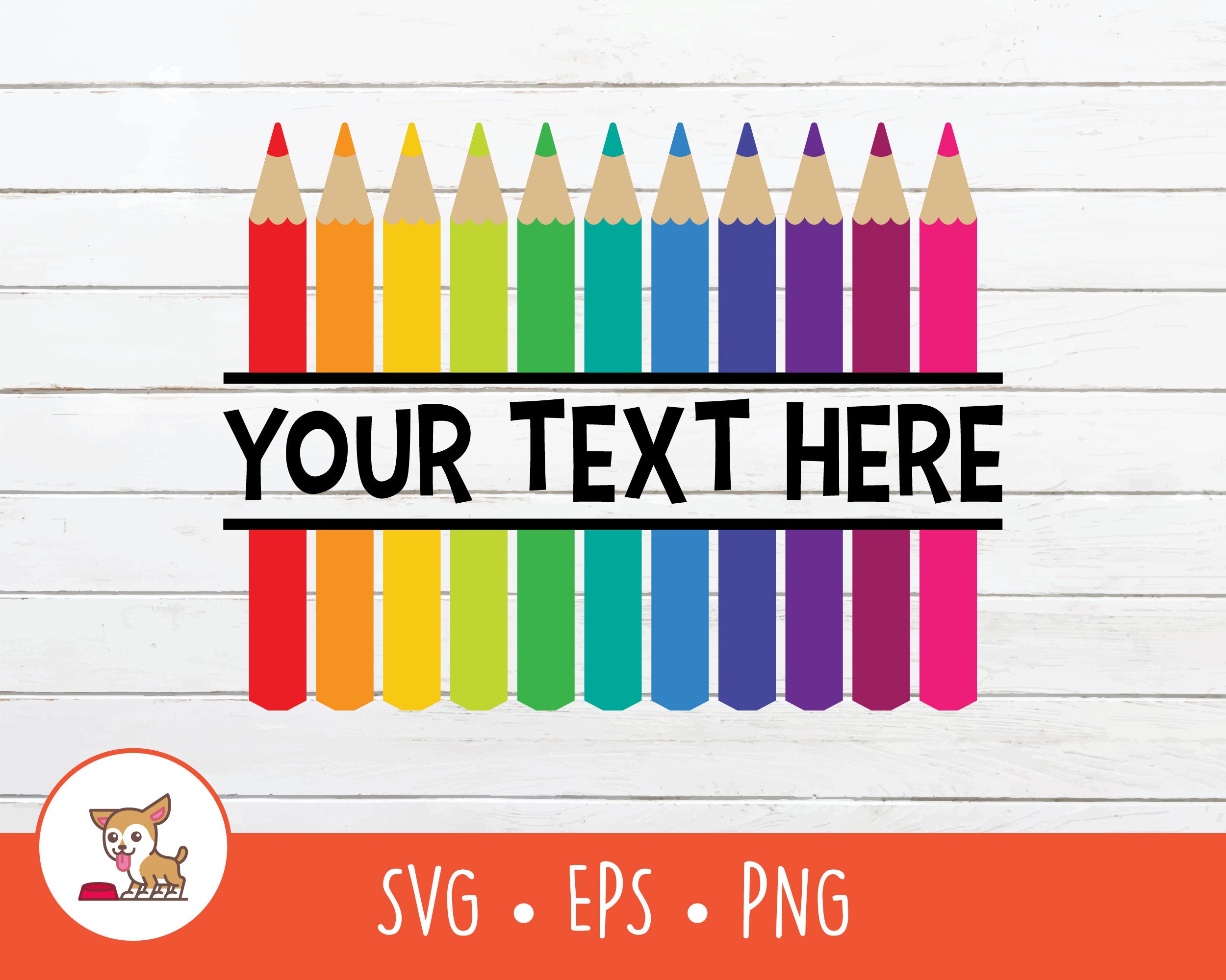 Rainbow Colored Pencils Png