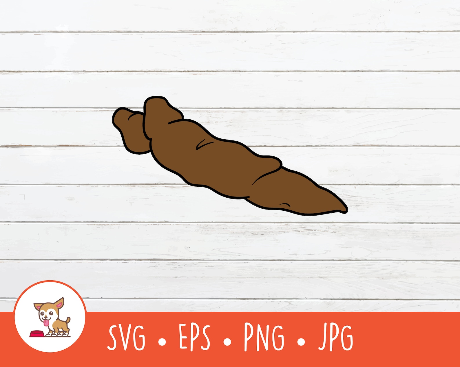 Cartoon Poop Clipart, Poop SVG, Vector Poop Cut File for Cricut, PNG ...