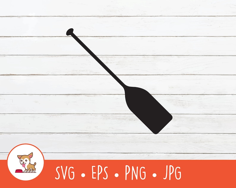 Paddle SVG, Kayak Paddle Clipart, Vector Canoe Paddle Cut File for ...