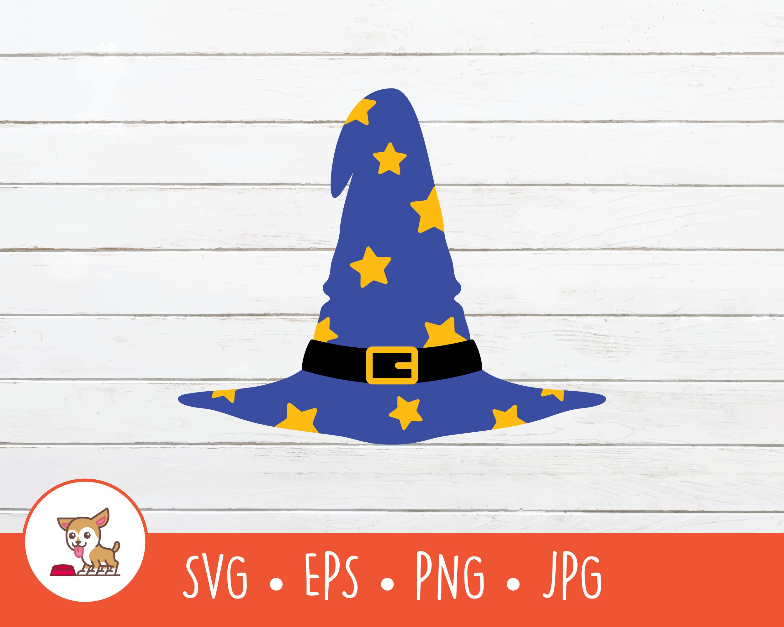 Wizard Hat SVG Wizard Hat Clipart Wizard Cut File for - Etsy