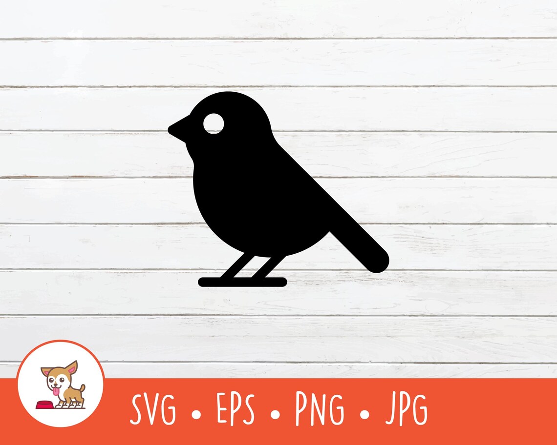 Bird SVG, Bird Clipart, Vector Bird Cut File for Cricut, Digital ...