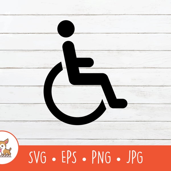 Wheelchair Symbol Svg - Etsy