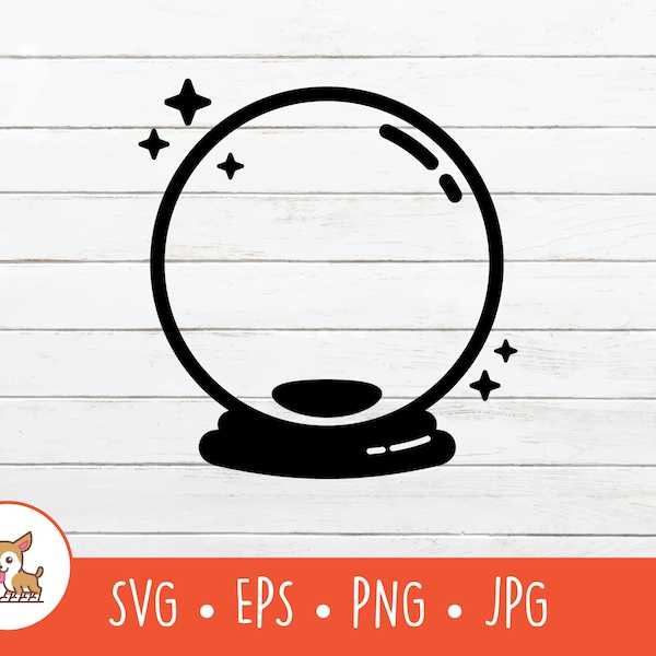 Crystal Ball Svg - Etsy