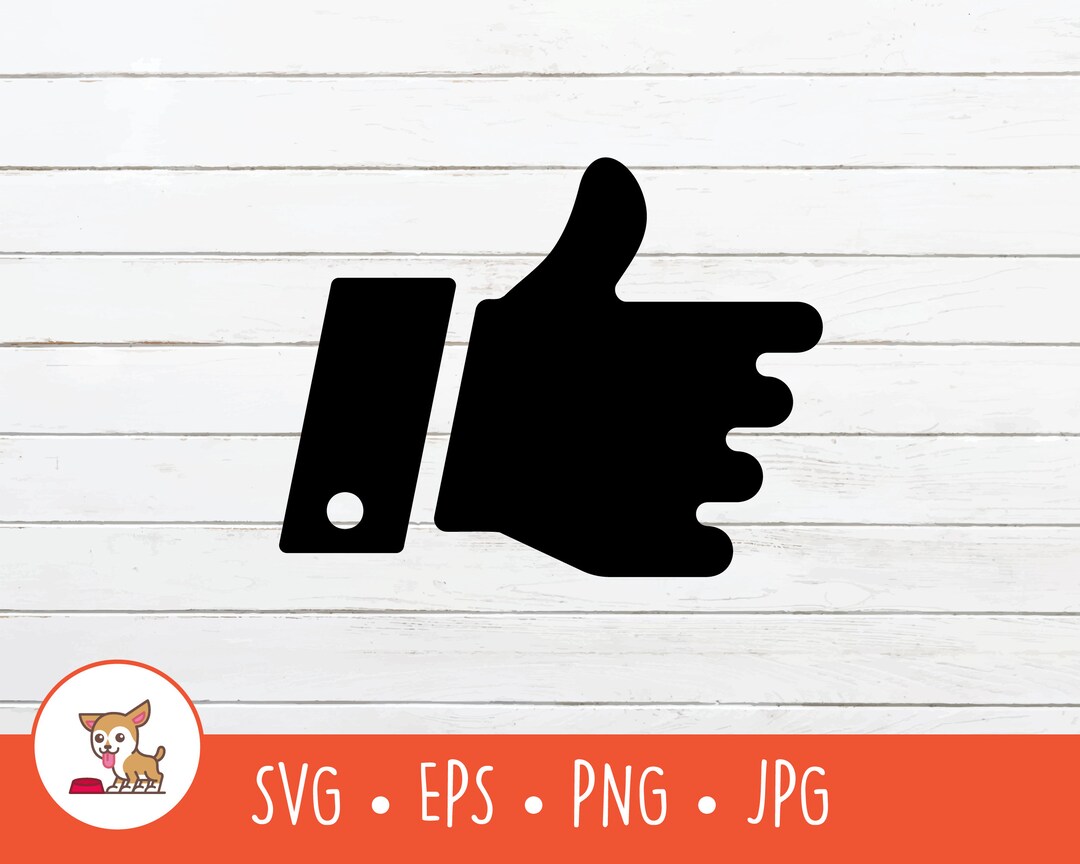 Thumbs up SVG, Thumbs up Clipart, Vector Thumbs up Cut File for Cricut ...