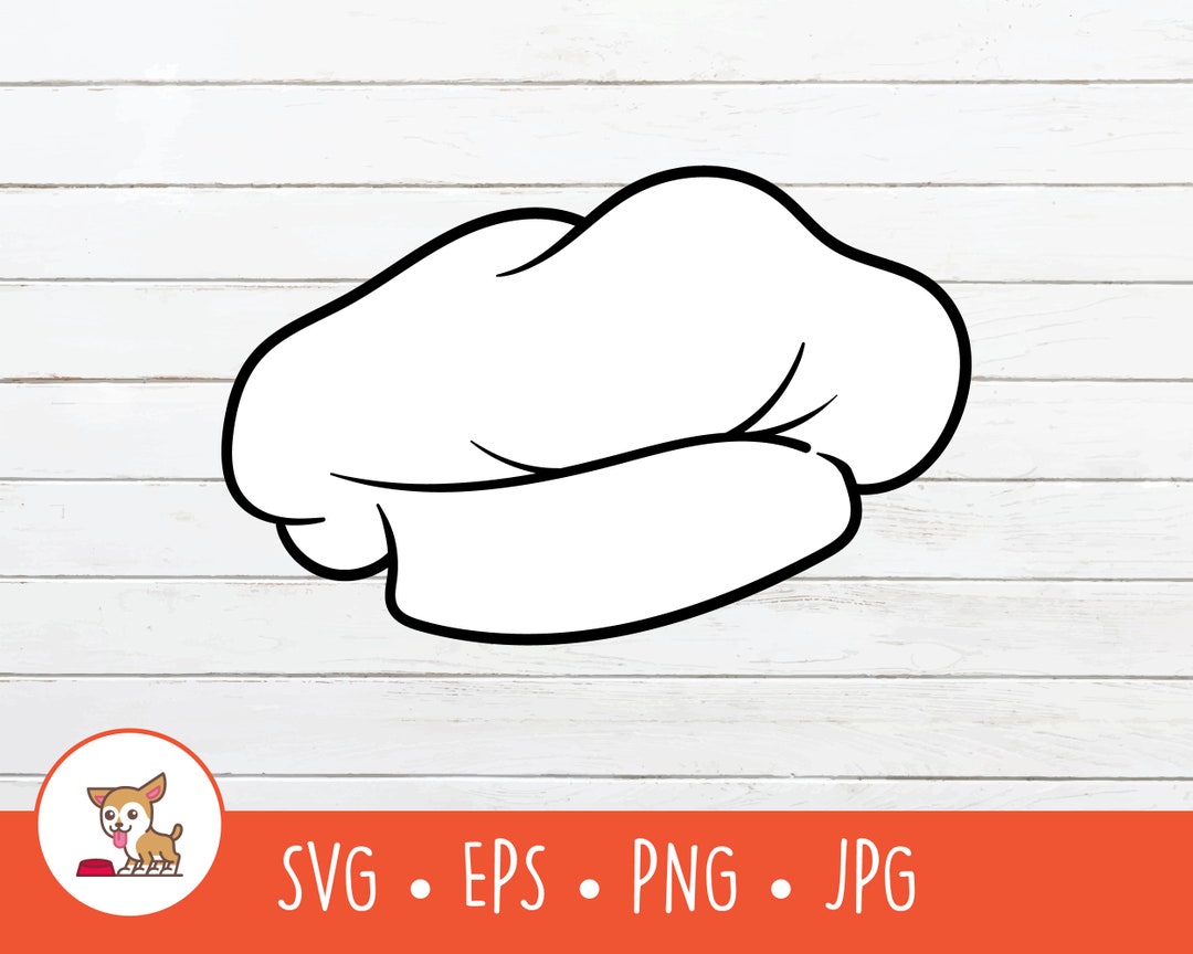 Chef Hat Clipart, Vector Chef Hat SVG, Chef Cut File for Cricut, PNG ...
