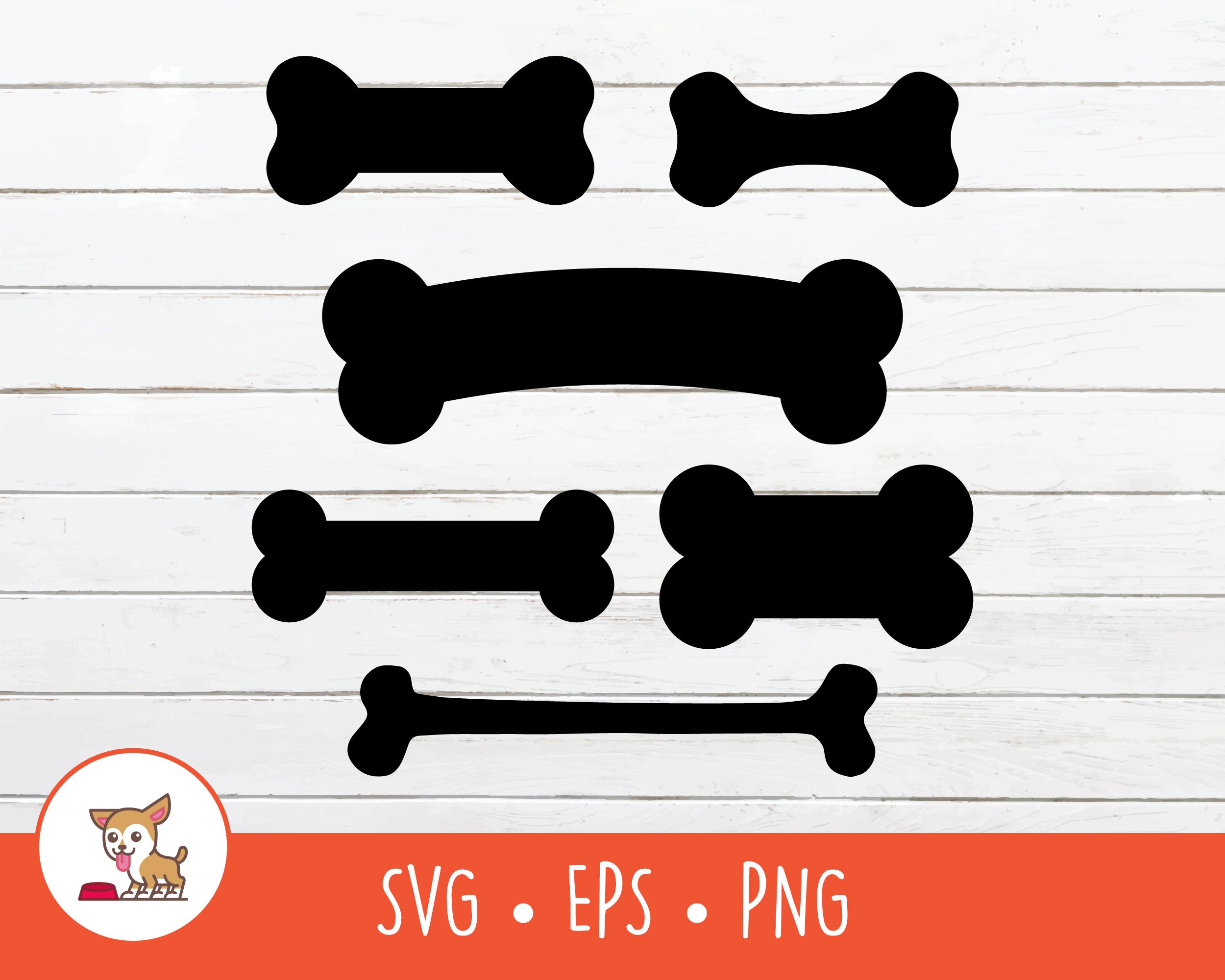 Bones SVG Bones Clipart Vector Bones Cut File for Cricut - Etsy