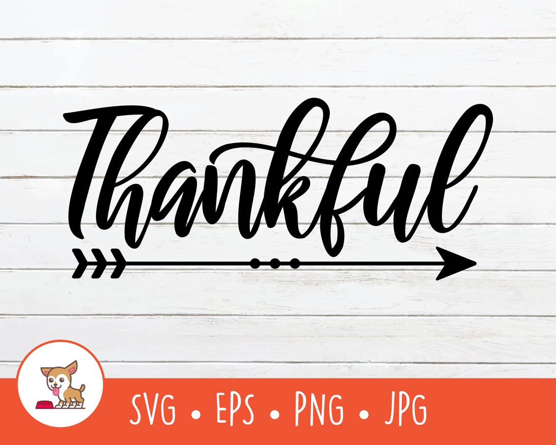 Thankful SVG Vector Thankful Clipart Thankful Cut File PNG - Etsy