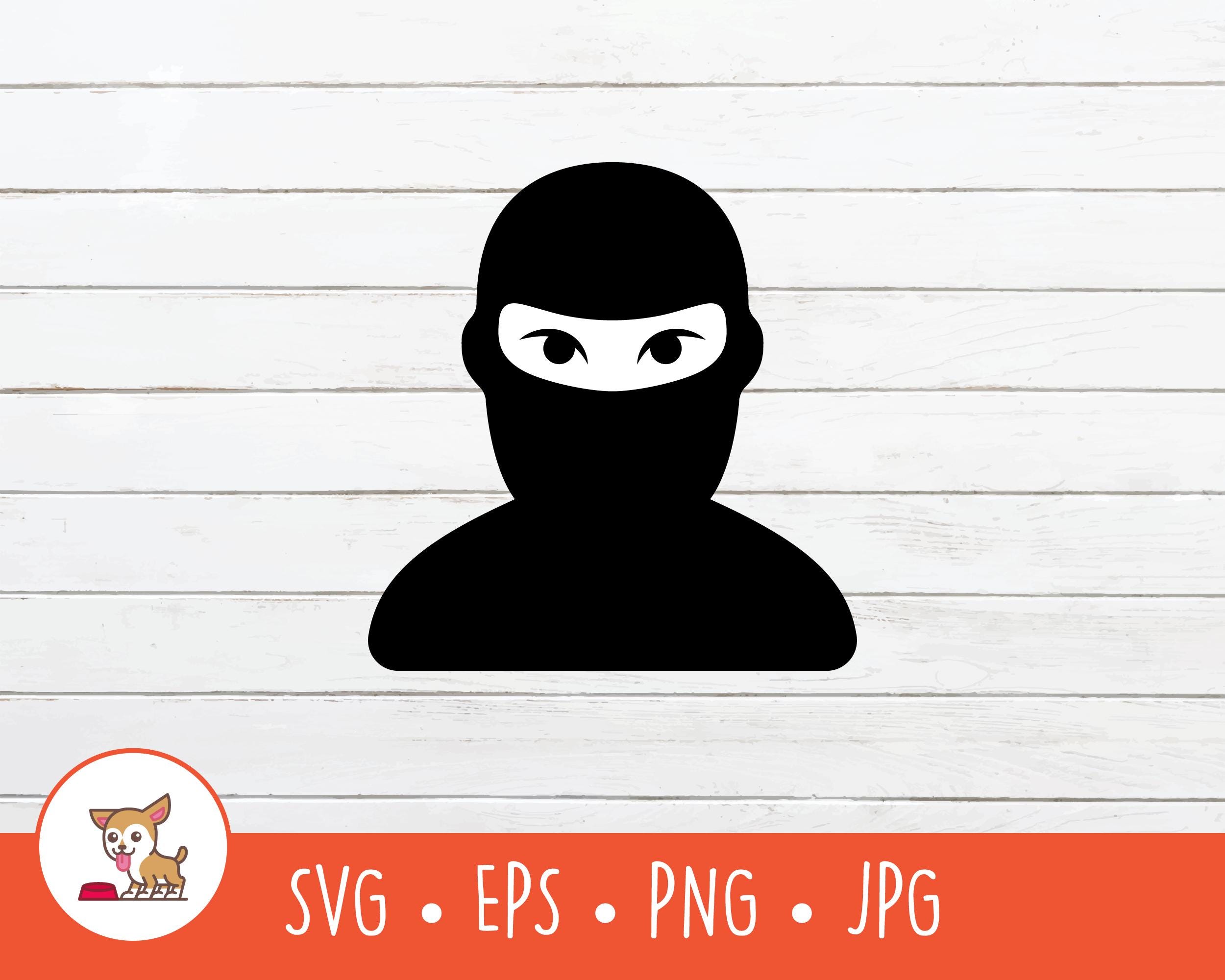 Ninja SVG, Ninja Clipart, Vector Ninja Cut File for Cricut, PNG, EPS ...