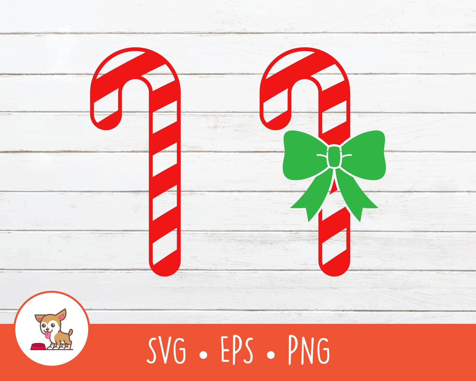 Candy Cane SVG, Candy Cane Clipart, Vector Candy Cane Cut File for ...