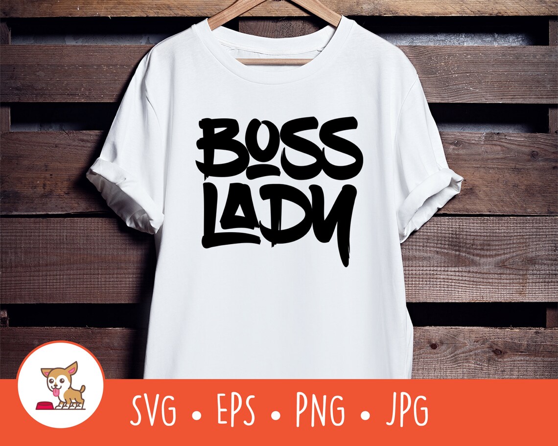 Boss Lady SVG, Boss Lady Clipart, Vector Boss Lady Cut File, PNG, EPS ...