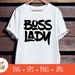 Boss Lady SVG, Boss Lady Clipart, Vector Boss Lady Cut File, PNG, EPS ...