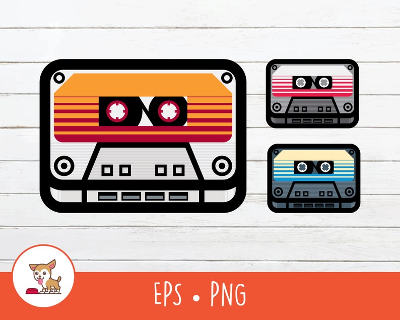 Cartoon Cassette Tape, Cassette Tape Clipart, Vector Cassette Tape Cut ...