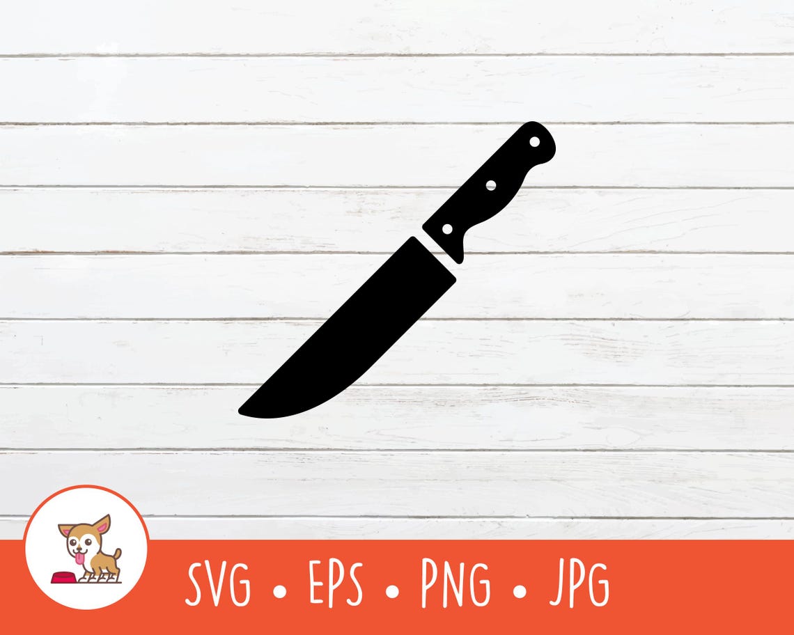 Knife SVG, Knife Clipart, Vector Knife Cut File for Cricut, PNG, EPS ...