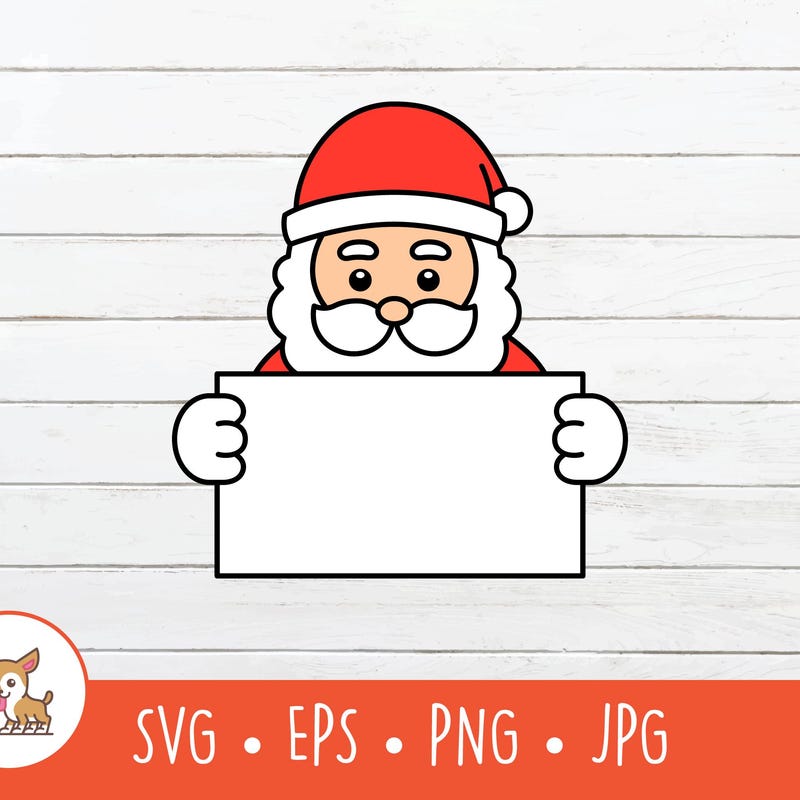 Santa List Clipart - Etsy