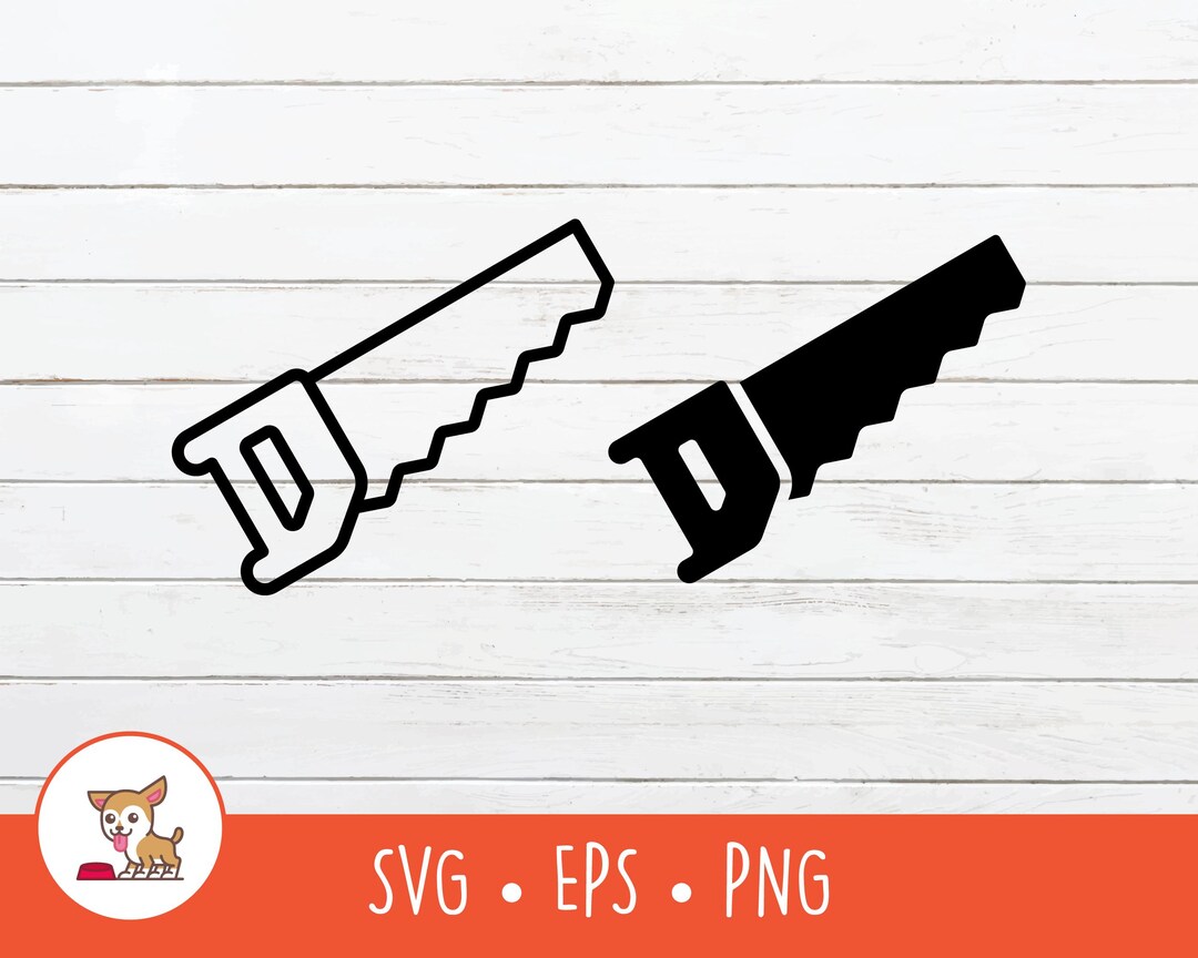 Saw SVG, Hand Saw Clipart, Vector Handsaw Cut File for Cricut, PNG, EPS ...