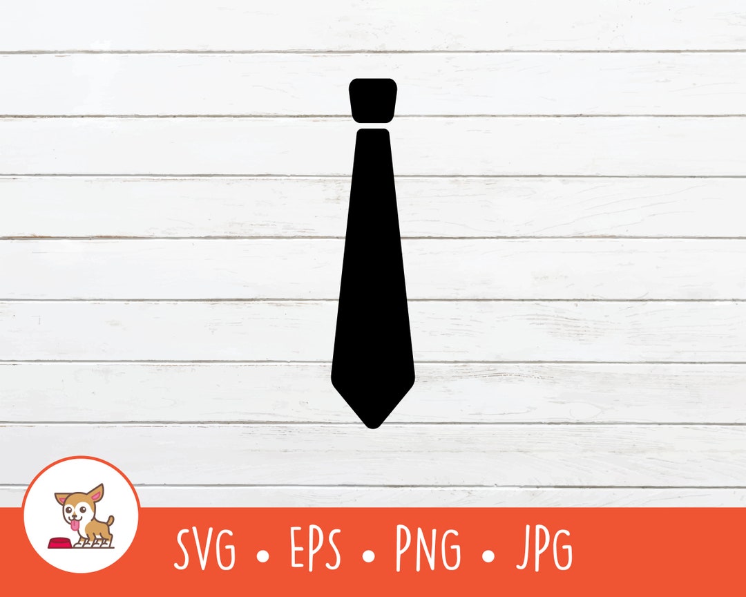 Tie SVG, Necktie Clipart, Vector Tie Cut File for Cricut, PNG, EPS ...