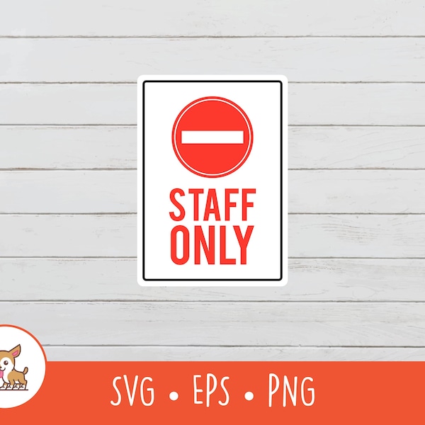 Staff Only Sign - Etsy UK