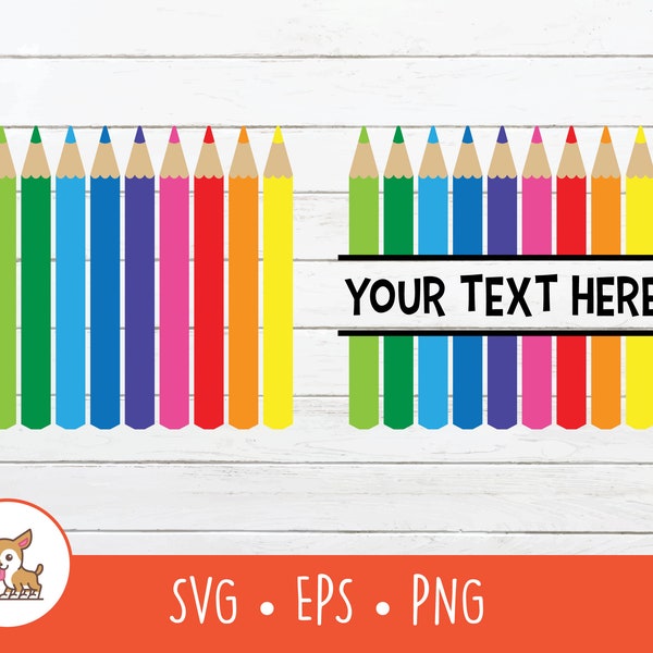 Colored Pencils Svg - Etsy