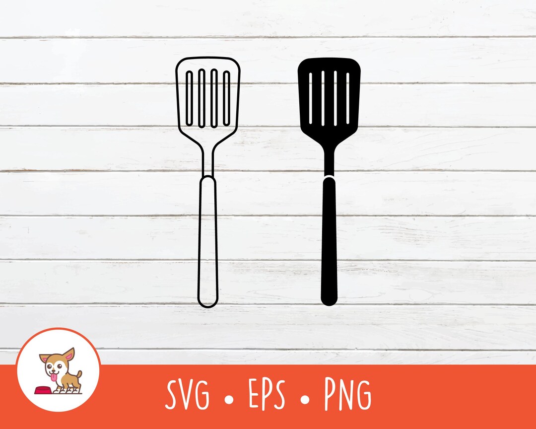 Spatula SVG, Spatula Clipart, Vector Spatula Cut File for Cricut, PNG ...