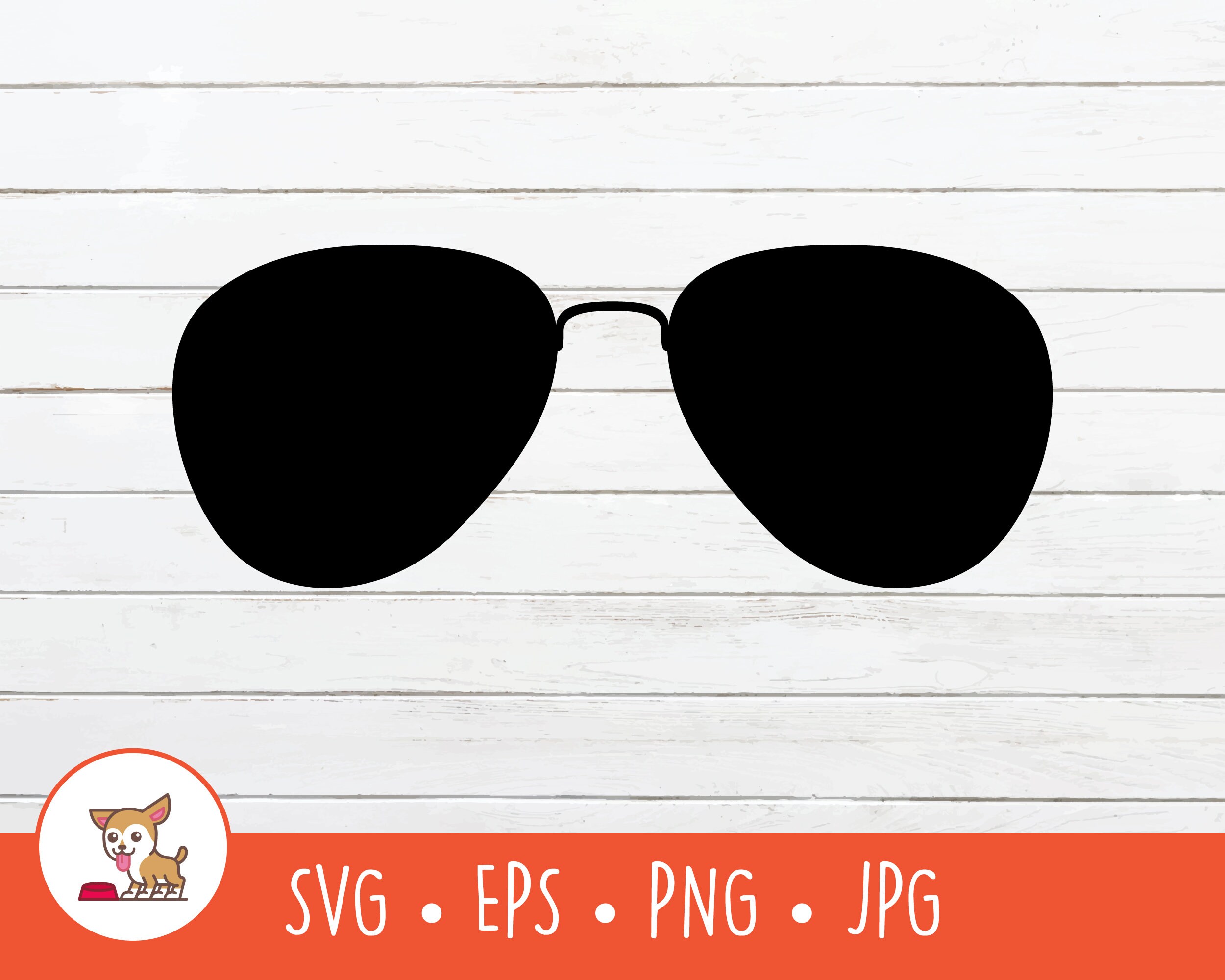 Sunglasses SVG, Sunglasses Clipart, Vector Aviator Glasses Cut File for ...