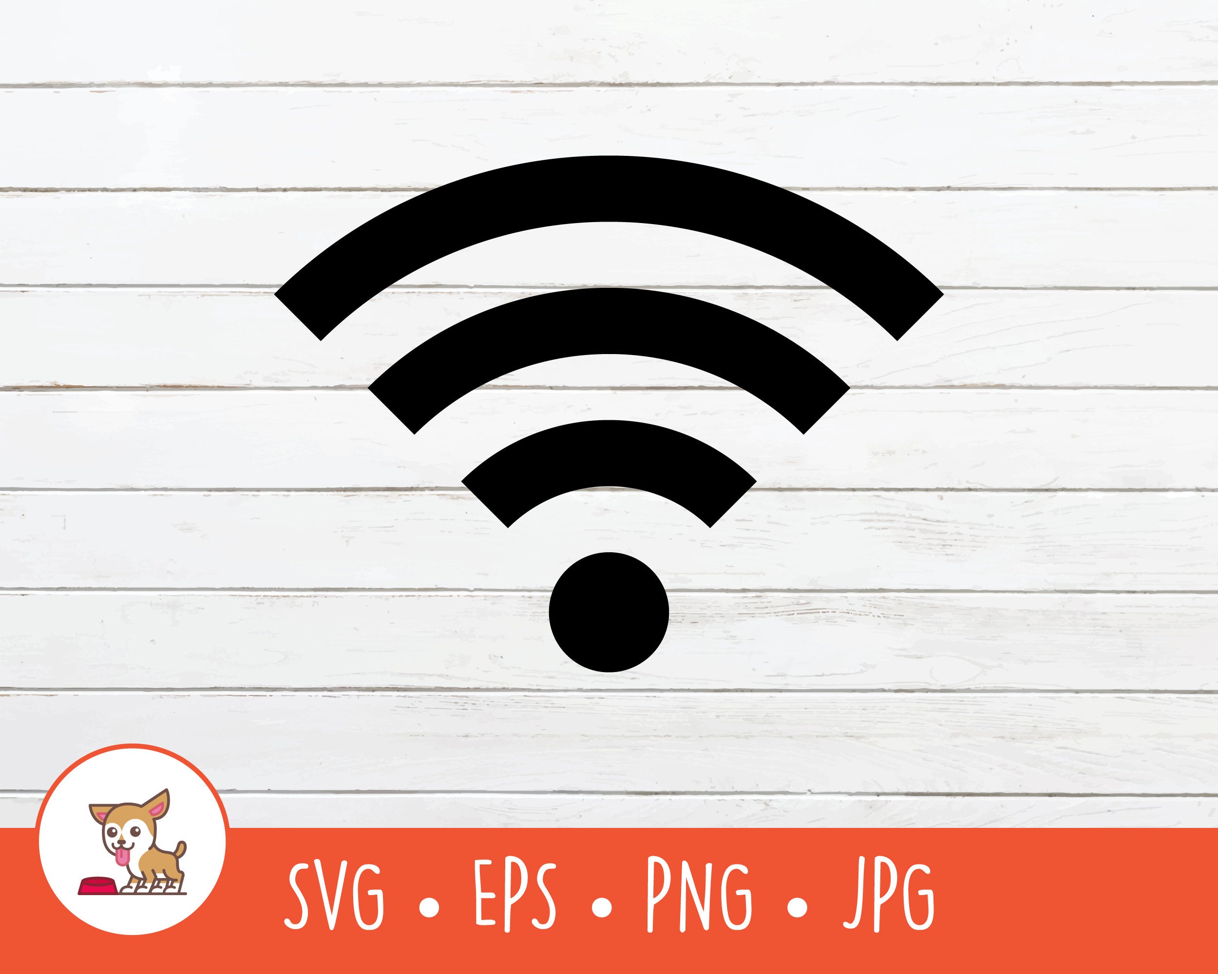 Wi-fi Symbol SVG Wi-fi Sign Clipart Vector Wi-fi Symbol Cut - Etsy