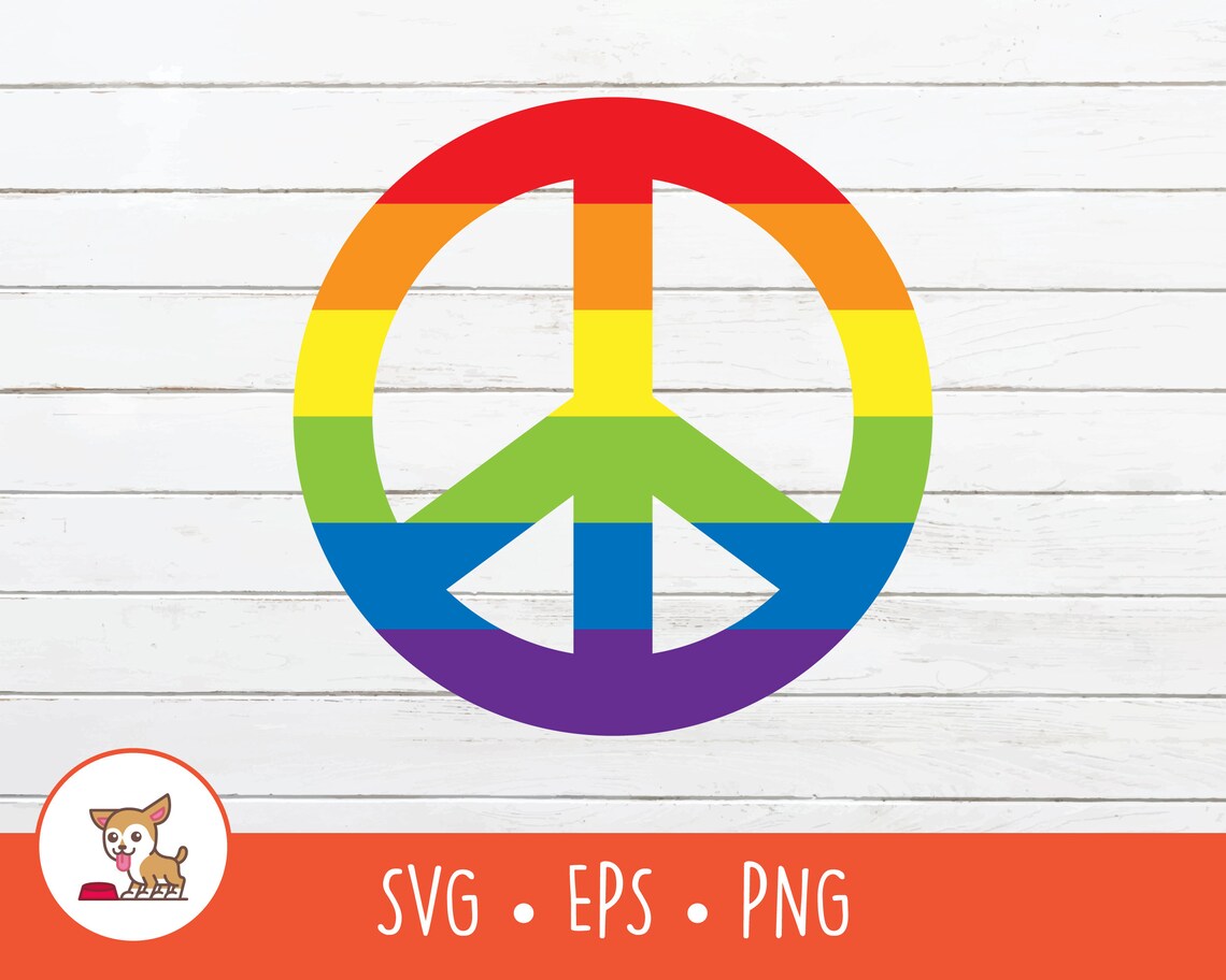 Peace Sign SVG Peace Symbol Clipart Vector Peace Sign Cut - Etsy