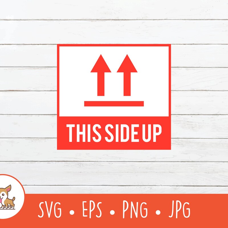 This Side up Stickers - Etsy