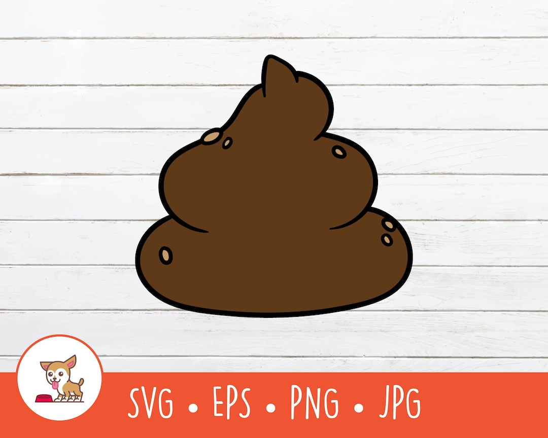 Poop Clipart, Vector Poop SVG, Poop Cut File for Cricut, PNG, EPS ...
