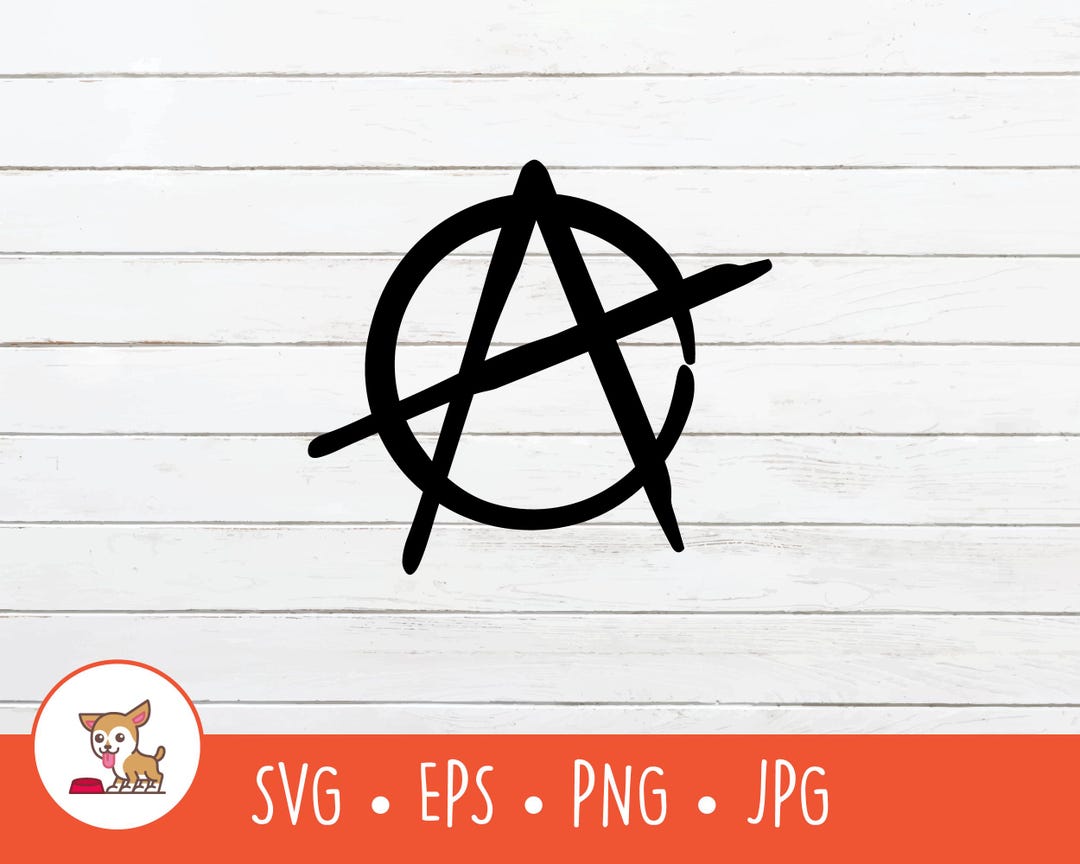 Anarchy Symbol SVG, Anarchy Clipart, Vector Anarchy Sign Cut File for ...