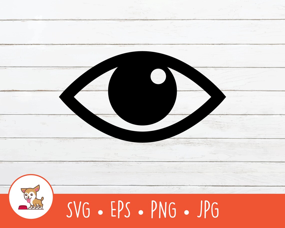 Eye SVG, Eye Clipart, Vector Eye Cut File for Cricut, PNG, EPS, Instant ...
