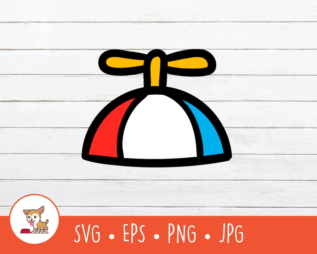 Propeller Hat Clipart, Propeller Hat SVG, Vector Propeller Hat Cut File ...
