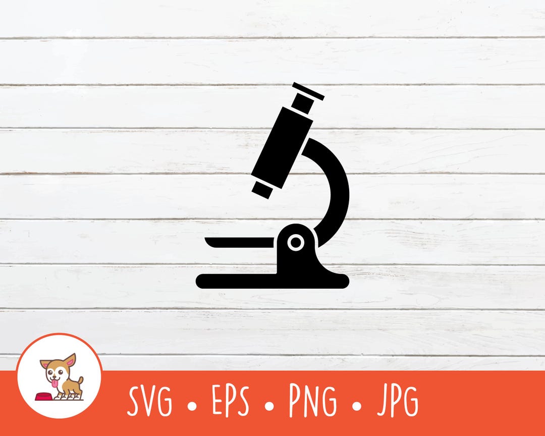 Microscope SVG, Microscope Clipart, Vector Microscope Cut File for ...