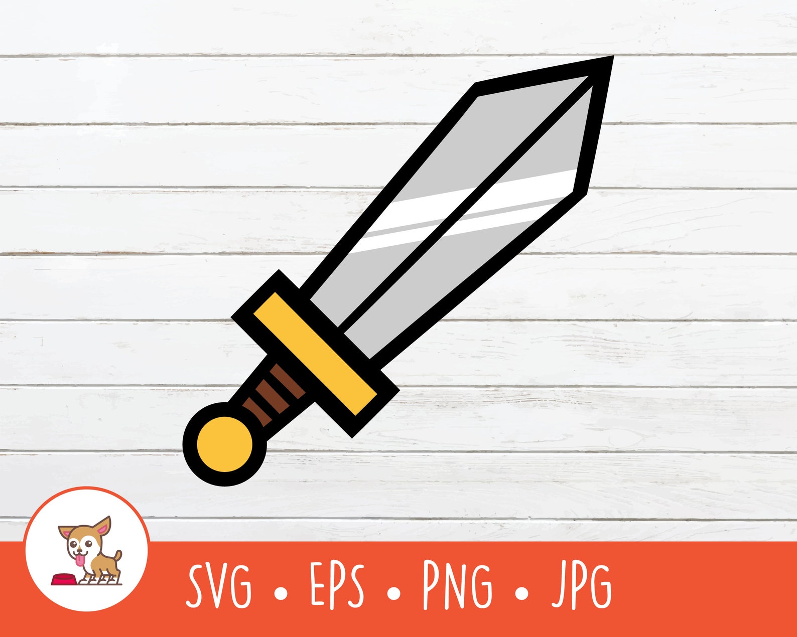 Sword Clipart Vector Sword SVG Sword Cut File for Cricut - Etsy