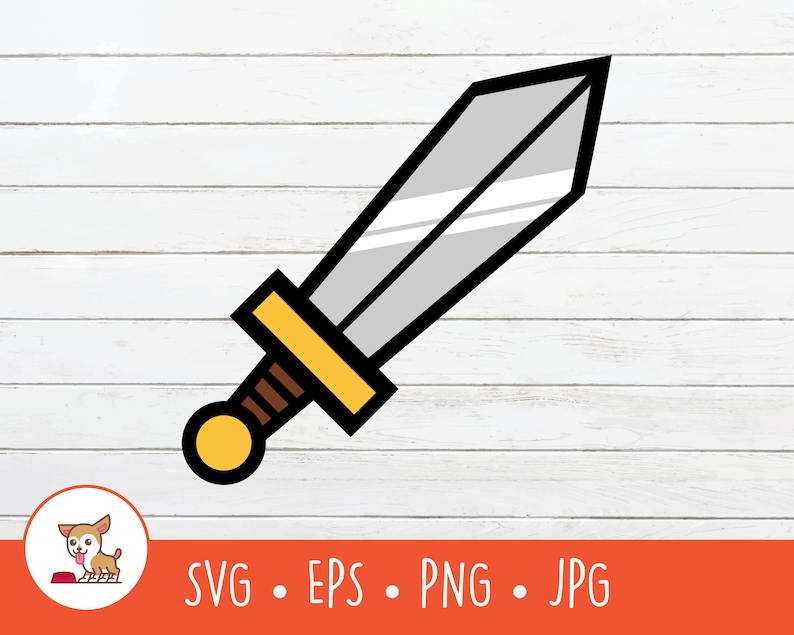 Sword Clipart Vector Sword SVG Sword Cut File for Cricut - Etsy