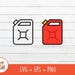 Fuel SVG, Fuel Canister Clipart, Vector Gas Canister Cut File for ...