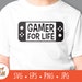 Gamer for Life SVG, Gamer for Life Clipart, Gamer Cut File for Cricut ...