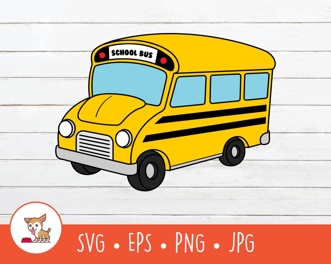 School Bus Clipart, Vector School Bus SVG, School Bus Cut File for ...