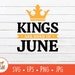 Kings Are Born in April SVG, Vector Born in April Clipart, April ...