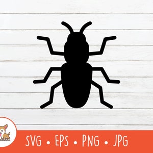 Bug SVG, Bug Clipart, Vector Insect Cut File for Cricut, PNG, EPS ...