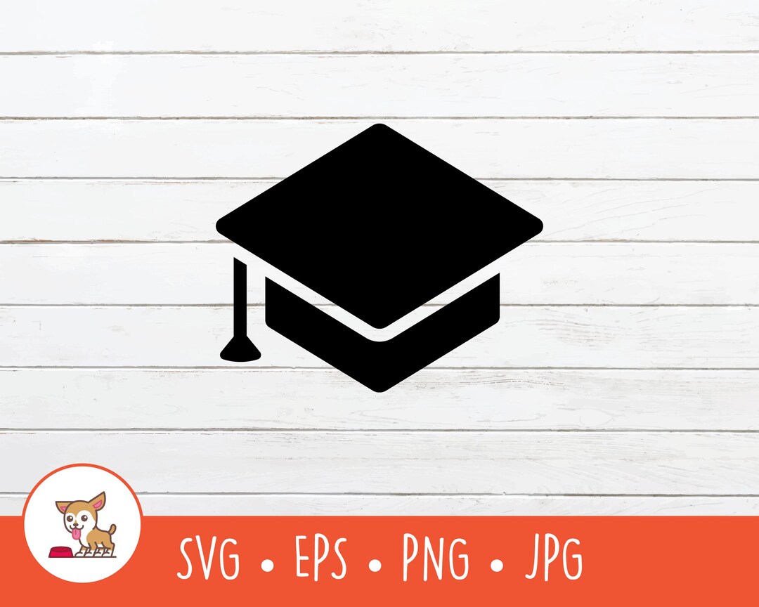 Graduation Hat SVG, Academic Cap Clipart, Vector Graduation Cap Cut ...