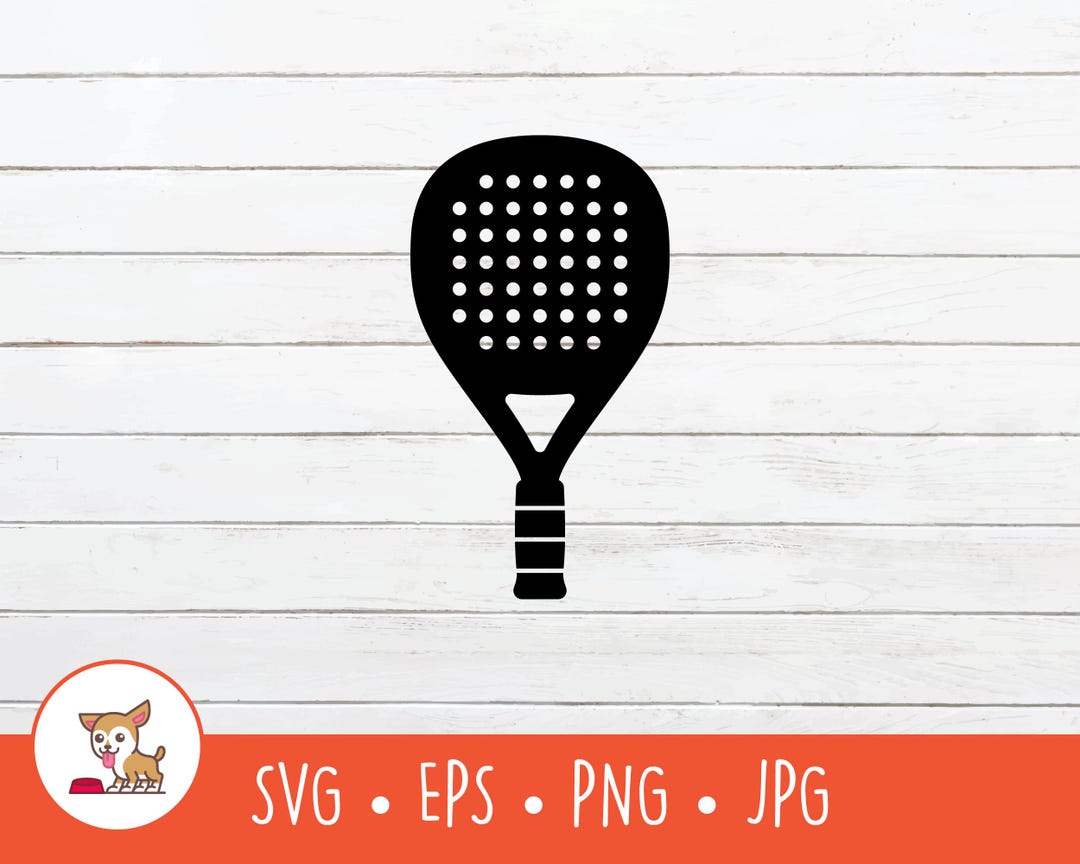 Padel Racket SVG, Racquet Clipart, Vector Padel Cut File for Cricut ...