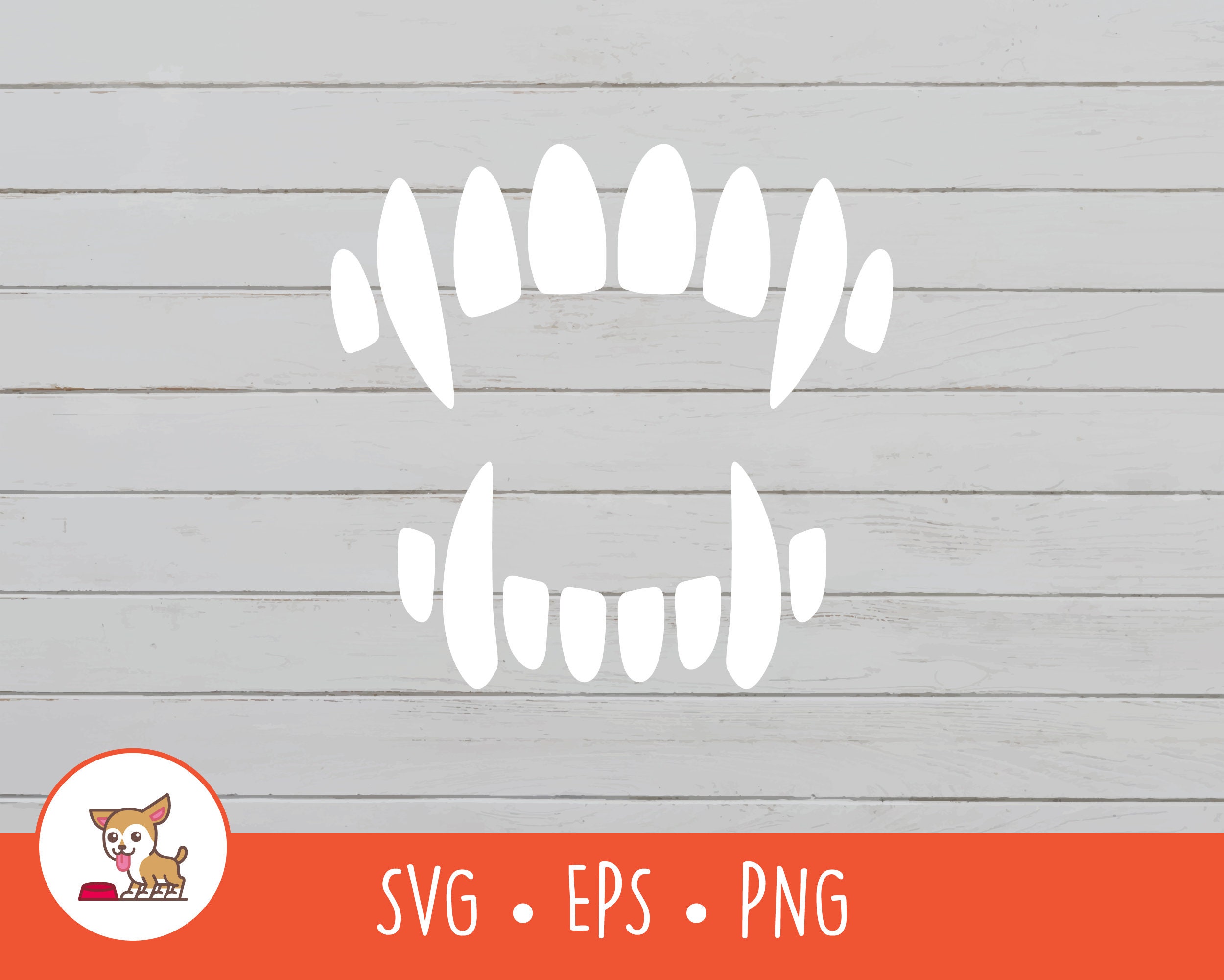 Vampire Fangs SVG, Vampire Fangs Clipart, Vampire Teeth Cut File for ...