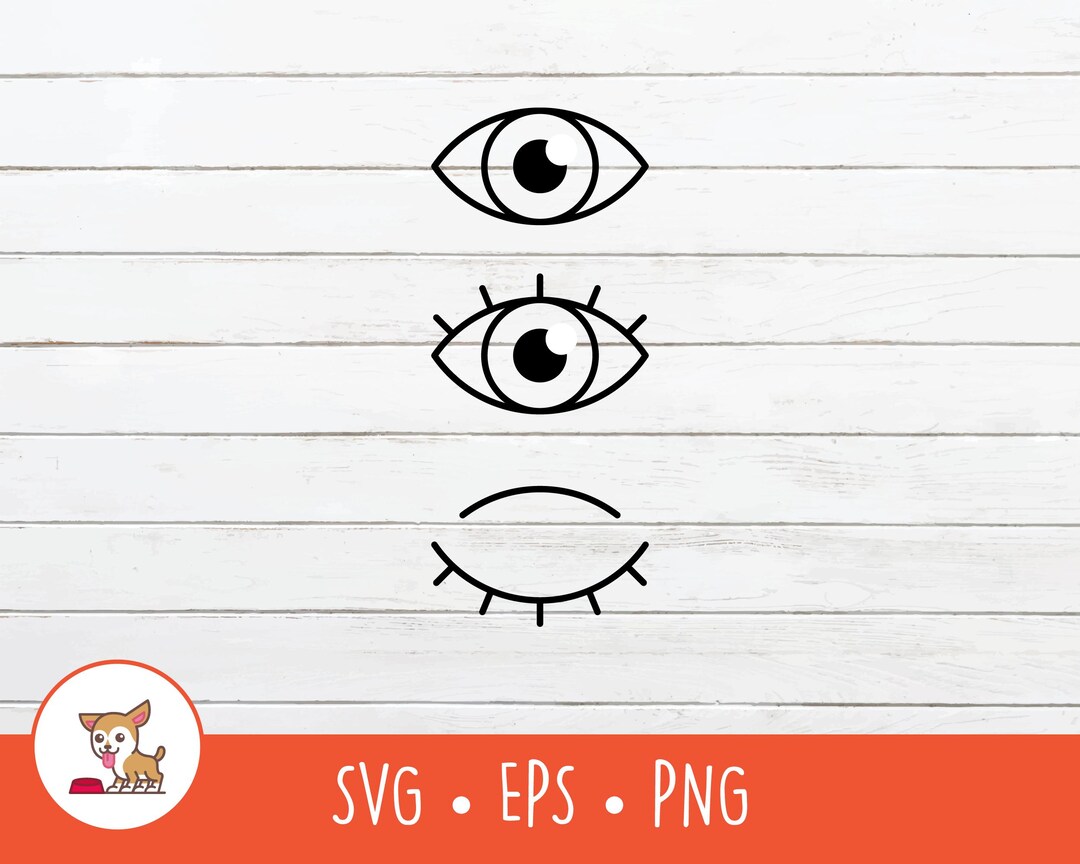 Eyes SVG, Eyes Clipart, Vector Eyes Cut File for Cricut, PNG, EPS ...