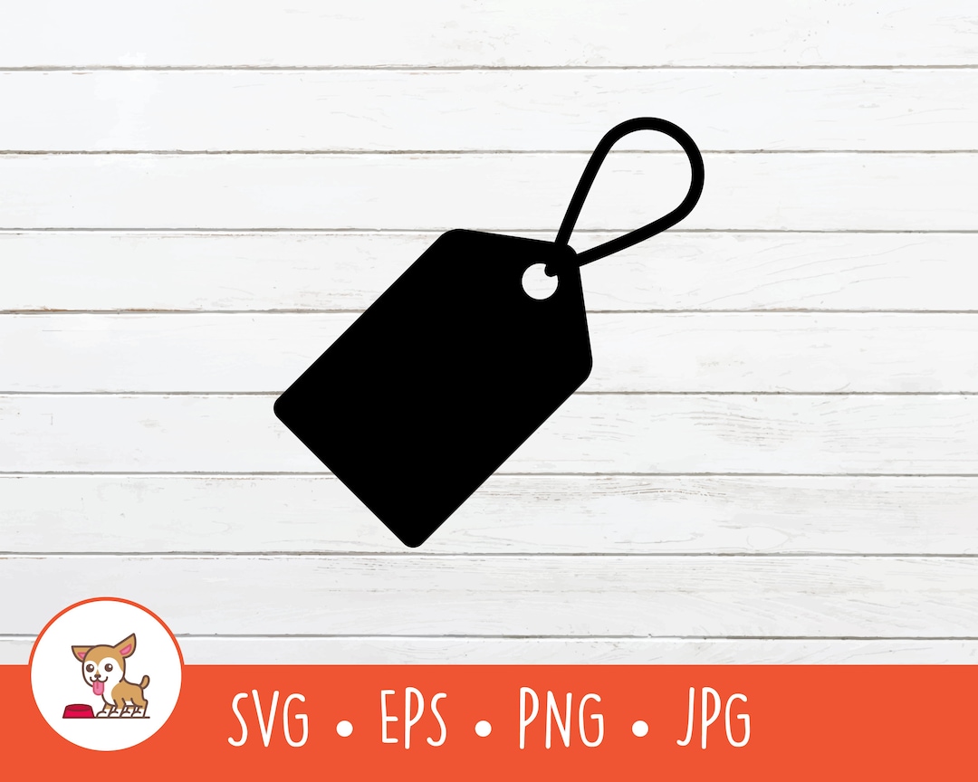 Price Tag SVG, Tag Clipart, Vector Tag Label Cut File for Cricut, PNG ...