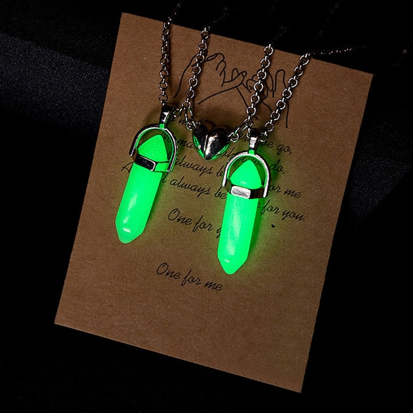 Glowing Necklace - Etsy