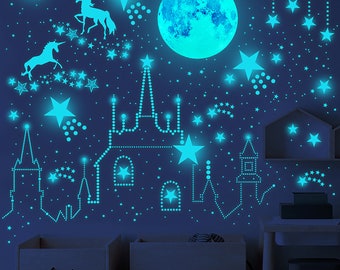 Circles Glow in the Dark Light Switch Sticker Peel and Stick - Etsy