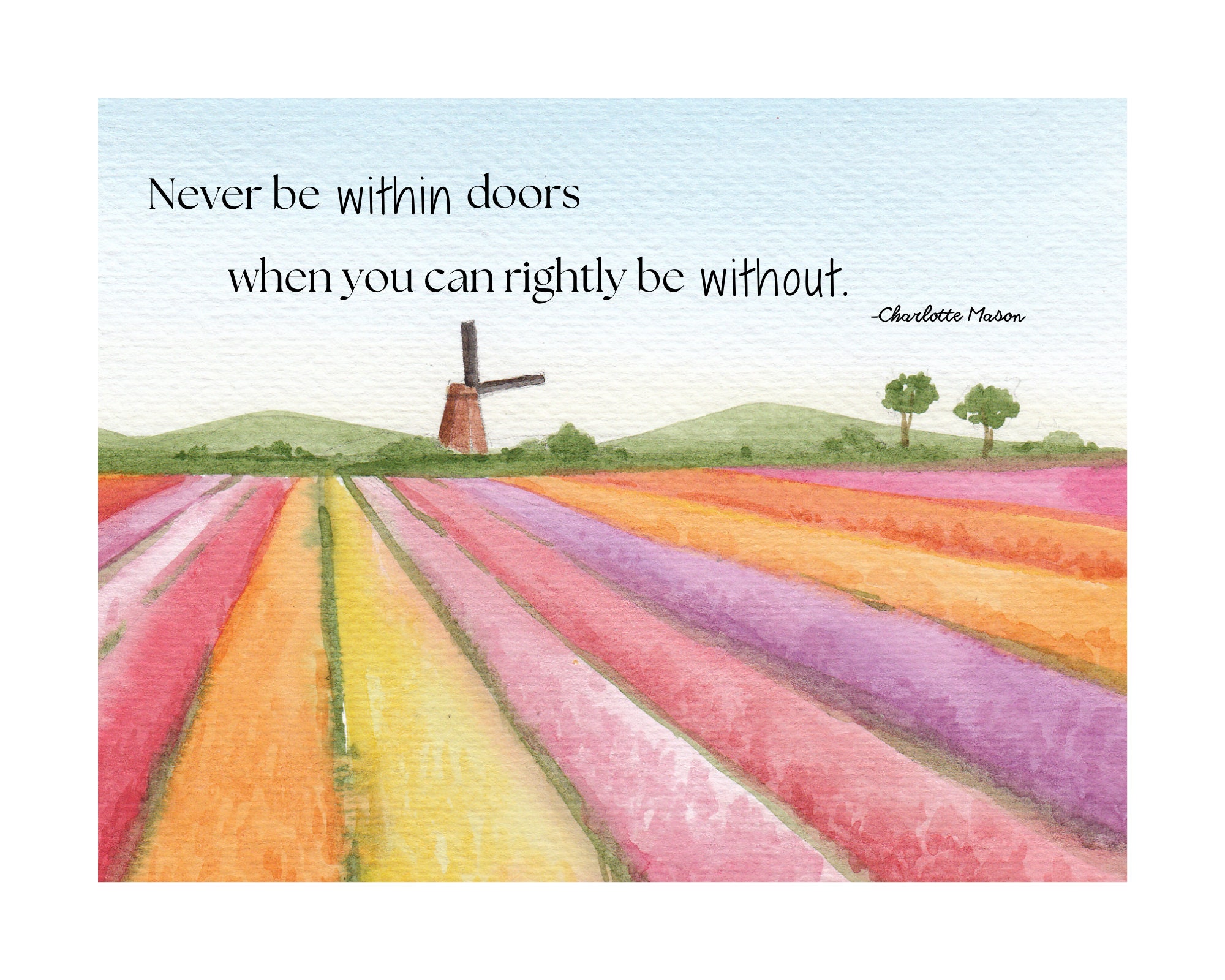 Charlotte Mason Quote Art Print, Homeschool Classroom Decor ...